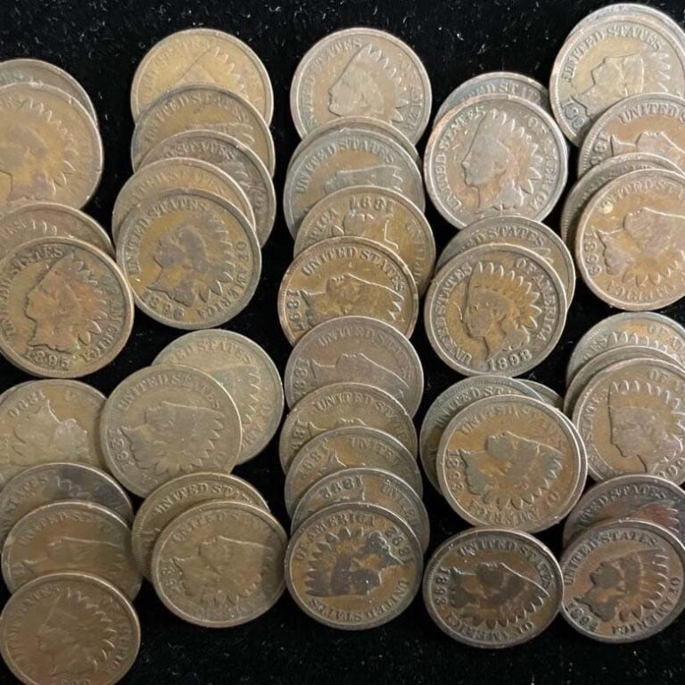 1- Indian Cent Roll (GOOD/+) 1800’s